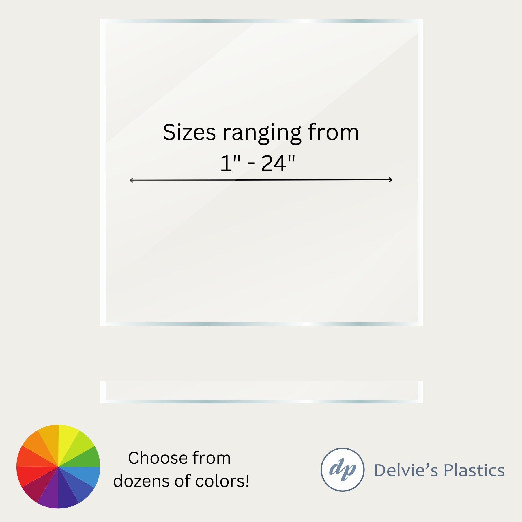 Acrylic Squares – Delvie's Plastics