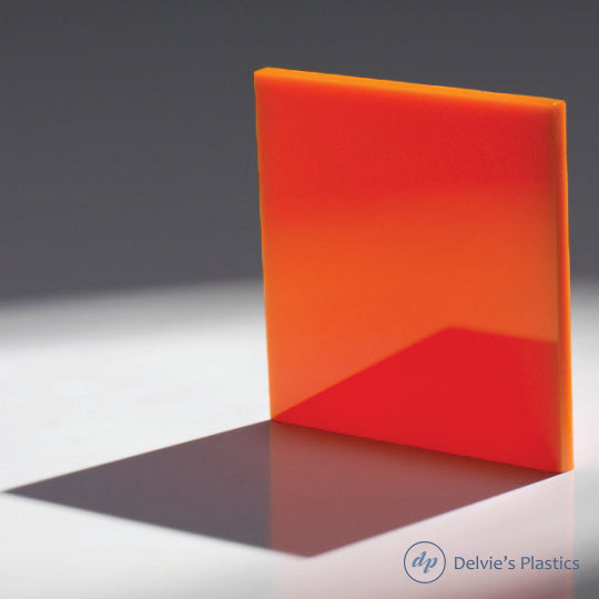 2119 Translucent Orange Acrylic Sheet – Delvie's Plastics