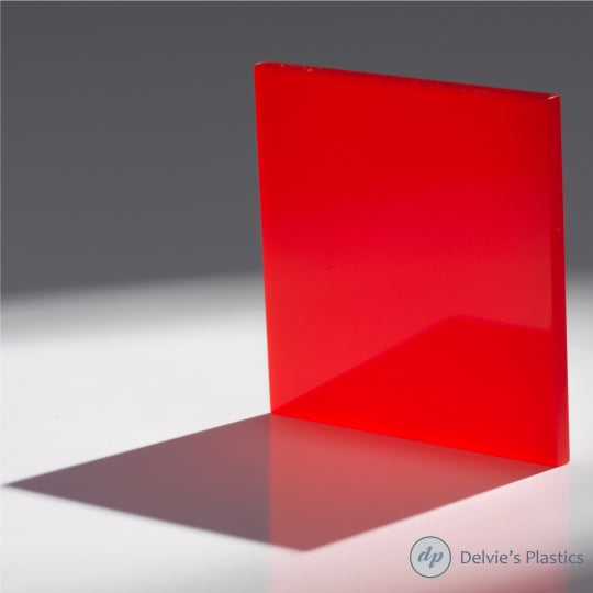 2283 Translucent Red Acrylic Sheet – Delvie's Plastics