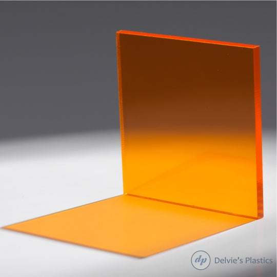 2422 Transparent Amber Acrylic Sheet – Delvie's Plastics
