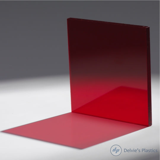 2423 Transparent Red Acrylic Sheet – Delvie's Plastics