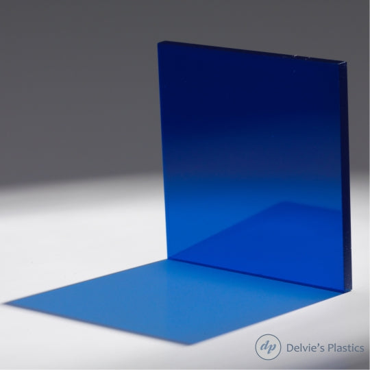 2424 Transparent Blue Acrylic Sheet – Delvie's Plastics