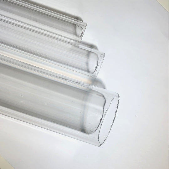 Clear Round Extruded Acrylic Tube – Delvie's Plastics