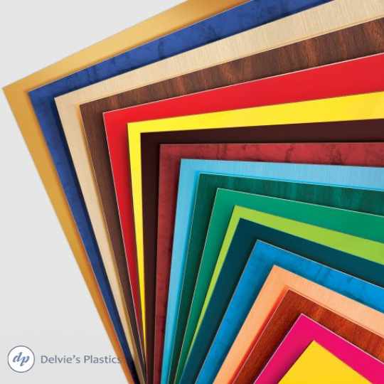 Laserable Two-Tone Acrylic Sheet – Delvie's Plastics