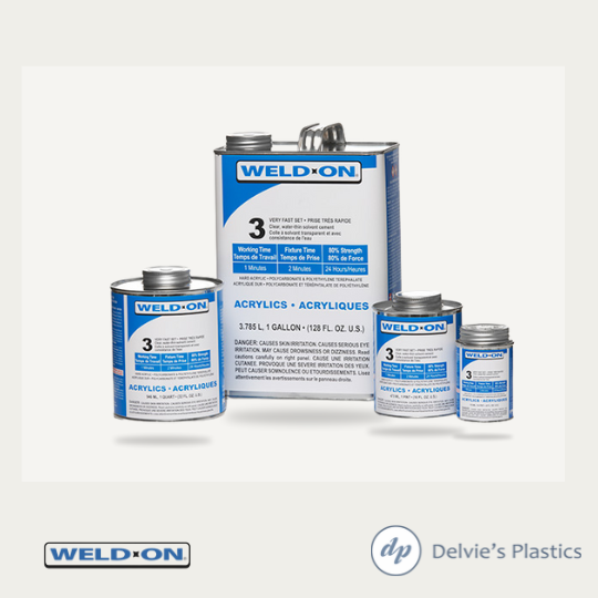 Weld-On Acrylic Solvent #3 & #16 – Delvie's Plastics