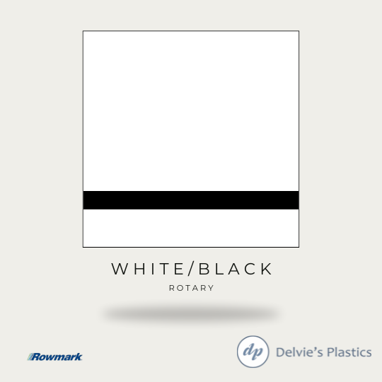 Rowmark Value Mattes | Rotary Two-Tone Acrylic Sheet – Delvie's Plastics
